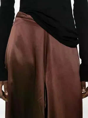 RUOHAN Silk Wide-leg Trousers