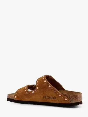 BIRKENSTOCK Arizona Rivet Suede Sandals - Brown