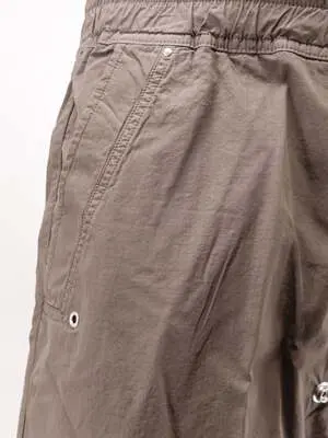 Rick Owens Cotton Wide Leg Trousers - Grey