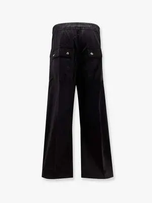 Rick Owens Wide Leg Trousers - Black