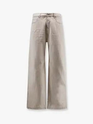 Rick Owens Wide Leg Denim Jeans