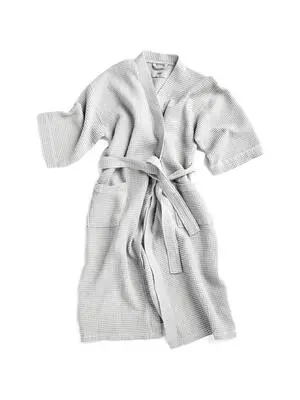 HAY Waffle Bathrobe - Grey