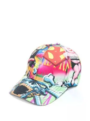 BADFRIEND Printed Cap - Pink