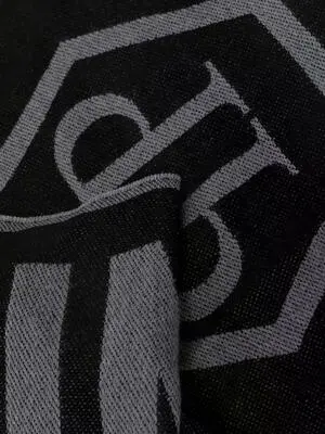 Philipp Plein Wool Logo Scarf
