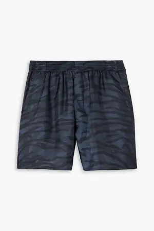 Stella McCartney Zebra-print Silk Shorts