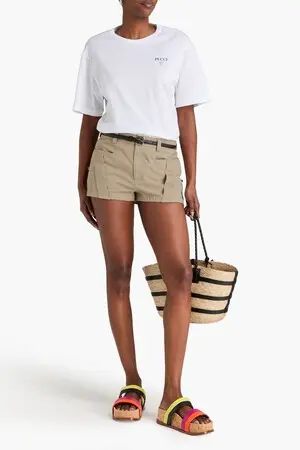 Emilio Pucci Cotton-gabardine Shorts