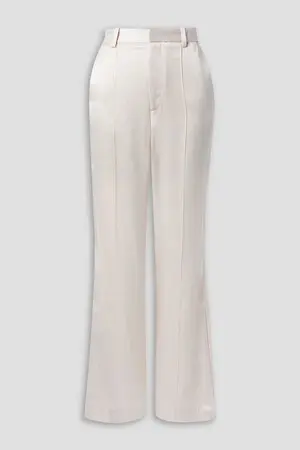 Lapointe Satin-crepe Flared Pants