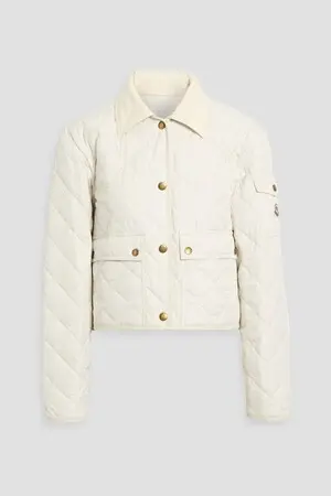 Moncler Chitre Canvas-trimmed Quilted Shell Jacket