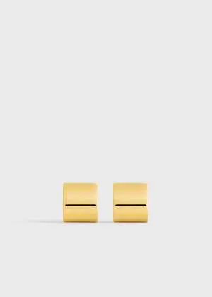 TOTEME Petite Signature Huggie Earrings - Gold