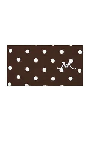 ROWEN ROSE Headband - Brown Polka Dots