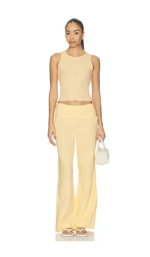 BOBI Cropped Rib Tank Top