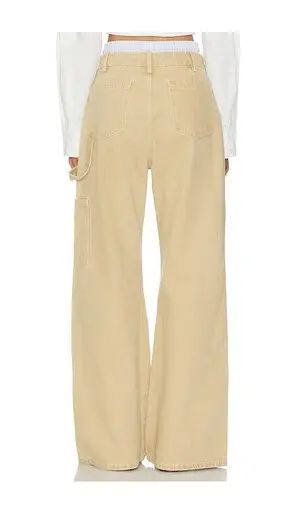 Monse Double Waistband Wide Leg Pant