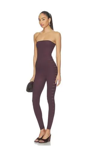 Wolford Slash Jumpsuit - Wild Plum