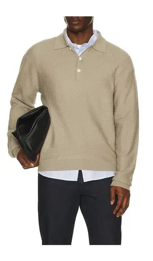 FRAME Polo Sweater