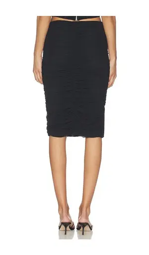 L'Agence Isodora Mesh Midi Skirt