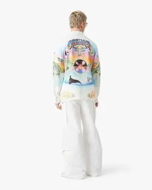 Casablanca Innersense Long Sleeve Linen Shirt