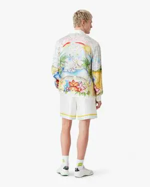 Casablanca Better Days Long Sleeve Silk Shirt
