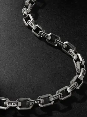 David Yurman Streamline® Sterling Diamond Chain Necklace
