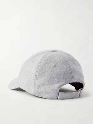 THE ELDER STATESMAN Wool And Cashmere-blend Baseball Cap