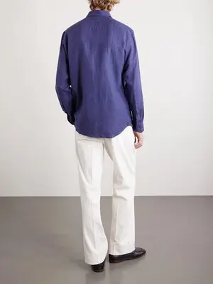Zegna Oasi Linen Shirt - Blue