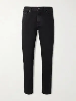 Zegna Black Wash Bottoms For Men