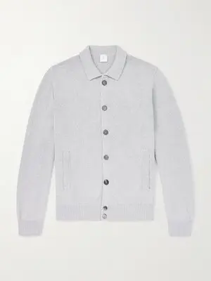 Eleventy Cotton And Silk-blend Cardigan