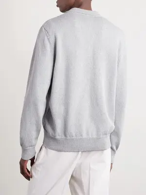 Eleventy Cotton And Silk-blend Cardigan