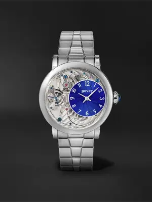 BOVET Récital 12 Hand-wound Titanium Watch - Blue