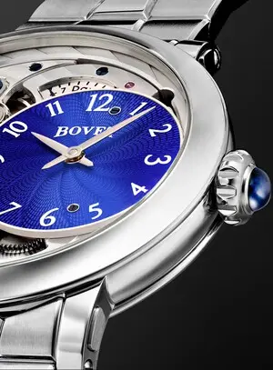BOVET Récital 12 Hand-wound Titanium Watch - Blue