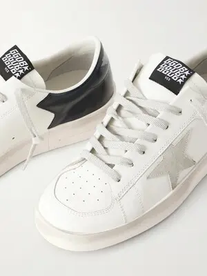GOLDEN GOOSE Stardan Leather Sneakers - White