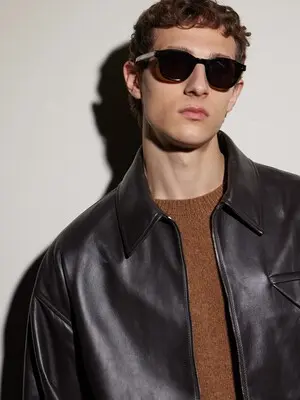 Saint Laurent Panthos Round-frame Sunglasses