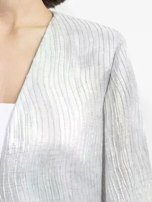 GEMY MAALOUF Loose-cut Maxi Kaftan - Silver