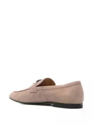 TOD'S Logo-plaque Loafers - Neutrals