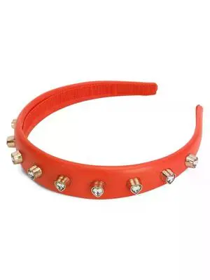 Red Valentino Studded Headband - Orange