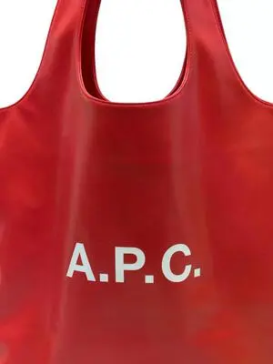 A.p.c. Logo-print Tote Bag - Red