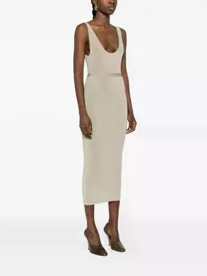 Wardrobe.NYC V-neck Bodysuit - Neutrals