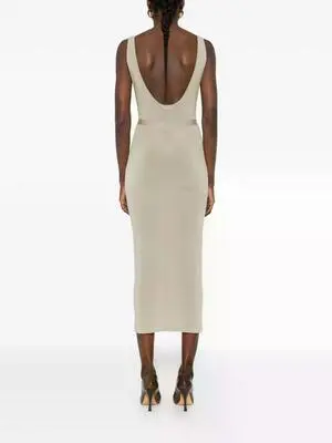 Wardrobe.NYC V-neck Bodysuit - Neutrals