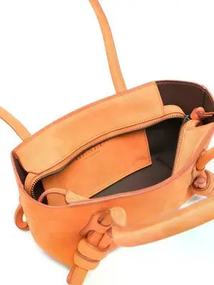 Hereu Mini Fleca Knot-detail Shoulder Bag - Orange