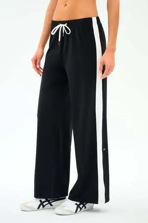 Splits59 Willow Airweight Wide Leg Pant - Black/white