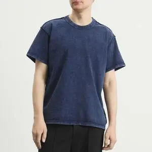 LES TIEN Heavyweight Binded Neck Inside Out T-shirt