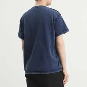 LES TIEN Heavyweight Binded Neck Inside Out T-shirt