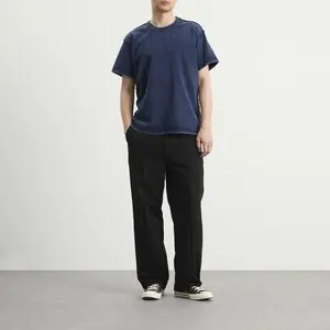 LES TIEN Heavyweight Binded Neck Inside Out T-shirt