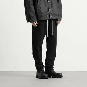 Rick Owens Creatch Cargo Trousers With Drawstring
