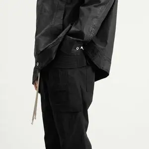 Rick Owens Creatch Cargo Trousers With Drawstring