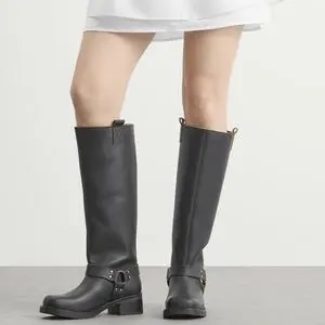 SAMSØE SAMSØE Sabrenta Knee-high Buckled Boots