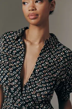 Anthropologie Utility Pocket Shirt Dress