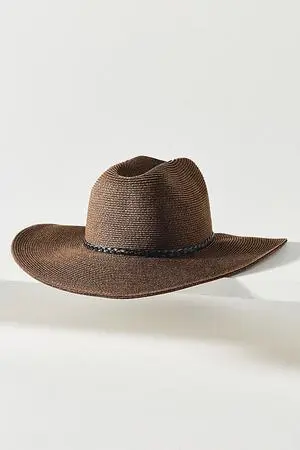 San Diego Hat Twist Braid Rancher - Dark Brown