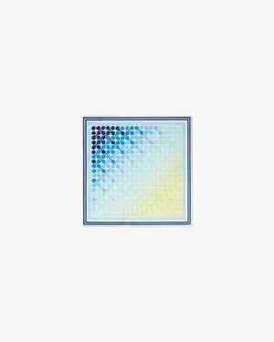Casablanca Gradient Tennis Tile Medium Silk Scarf By - Multicolor