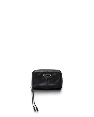 Prada Leather Coin Purse - Black