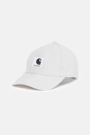 Sacai X Carhartt Wip Visor Cap - White